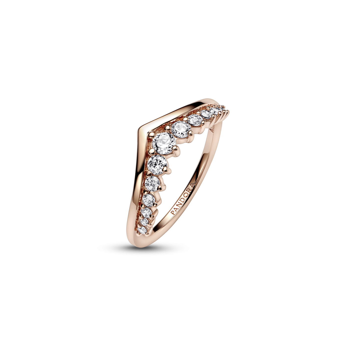 Anillo Pandora rosa Deseo Pavé Flotante 182320C01 | Joyería River